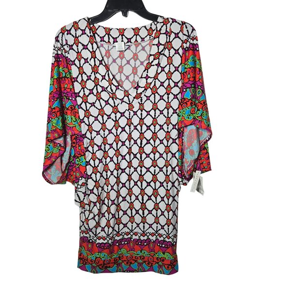 Trina Turk | Tops | Nwt Trina Turk Swim Spa Collection Multicolor Tunic ...